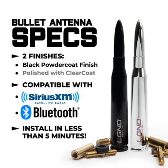 Bullet Antenna | Aircraft Aluminum, Easy Install for All Trucks – LGND ...